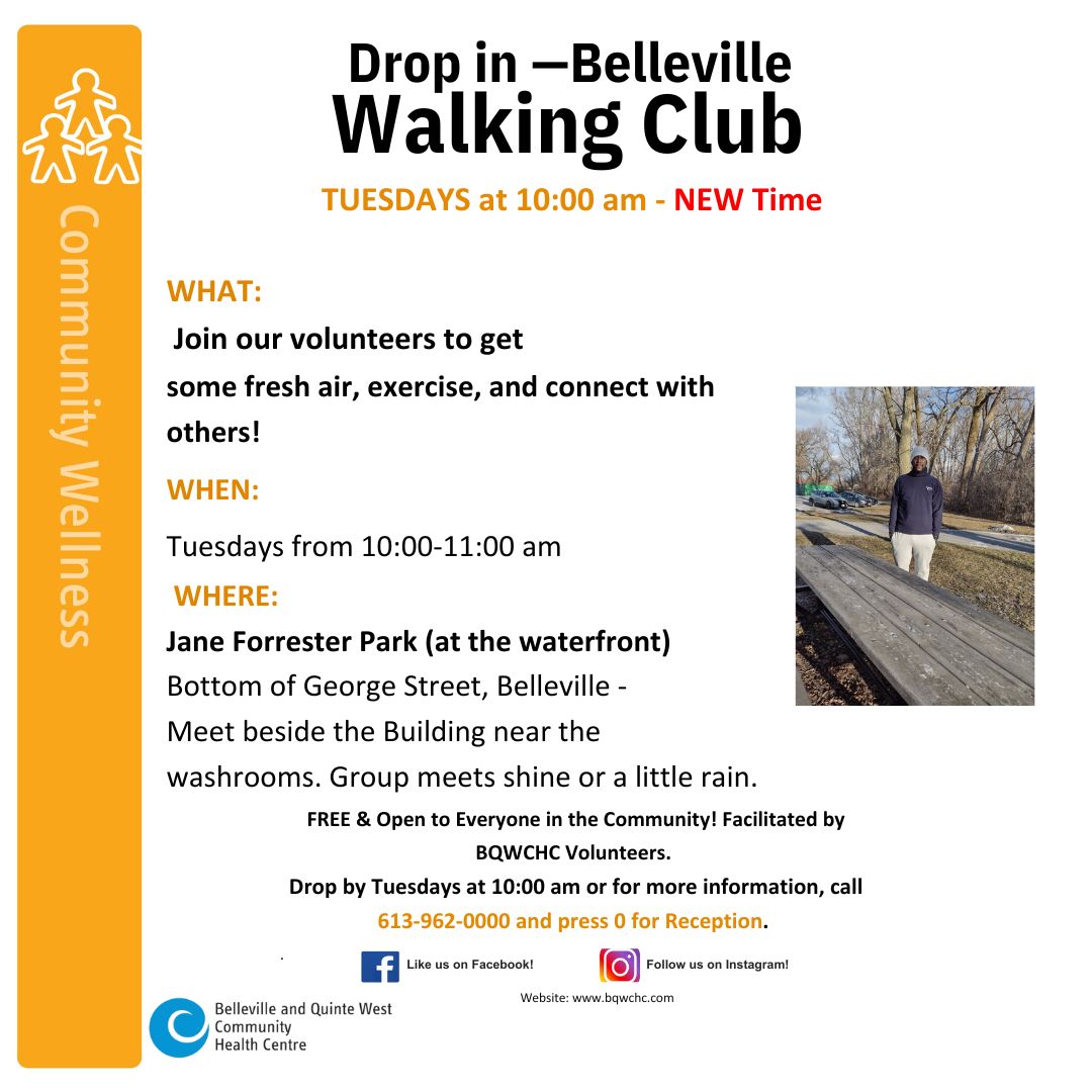 Drop In—Belleville Walking Club - Belleville and Quinte West Community ...