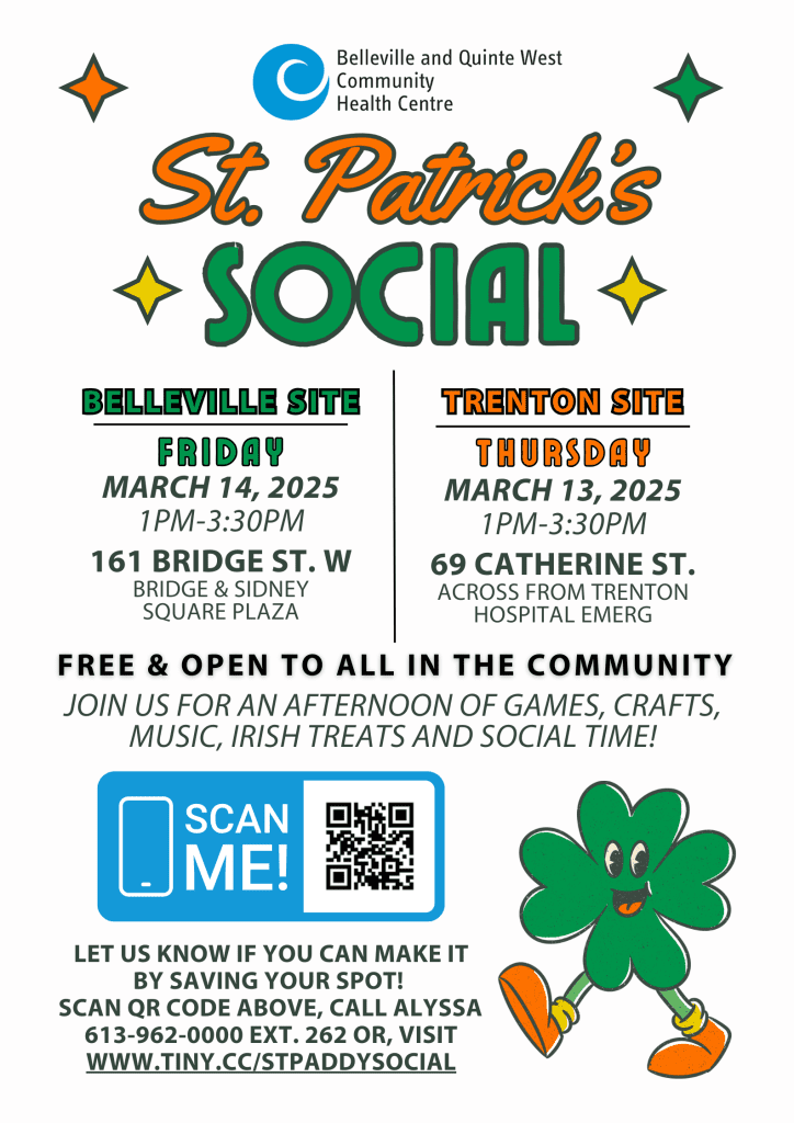 St Patricks Day Social – QW - Belleville and Quinte West Community ...
